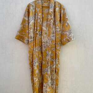 Floral Print Robes, Bridesmaid Kimono Robe, Floral Kimono, Beautiful ...