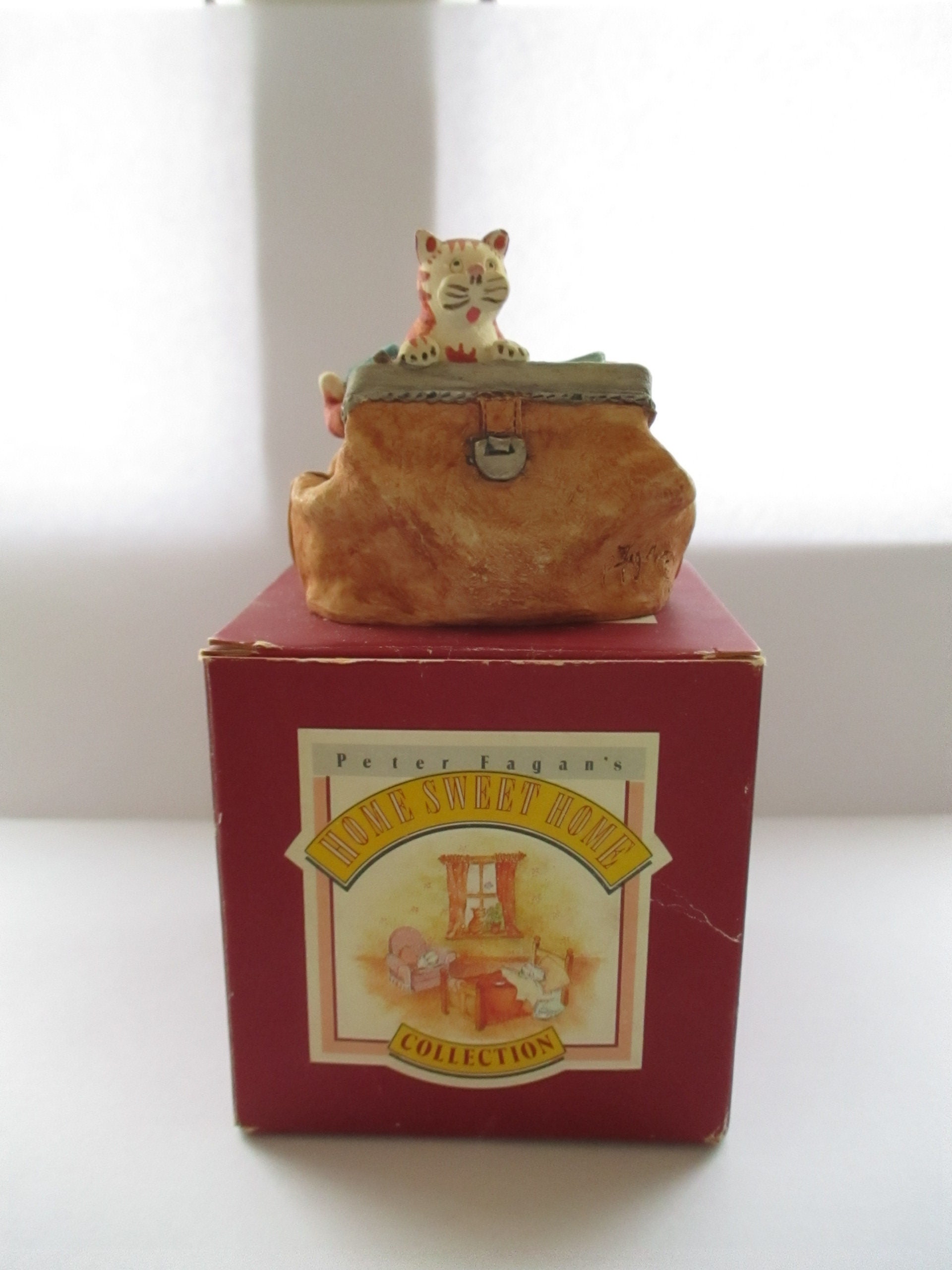 Gladstone Bag and Box by Peter Fagan Colour Box Miniatures Made and ...