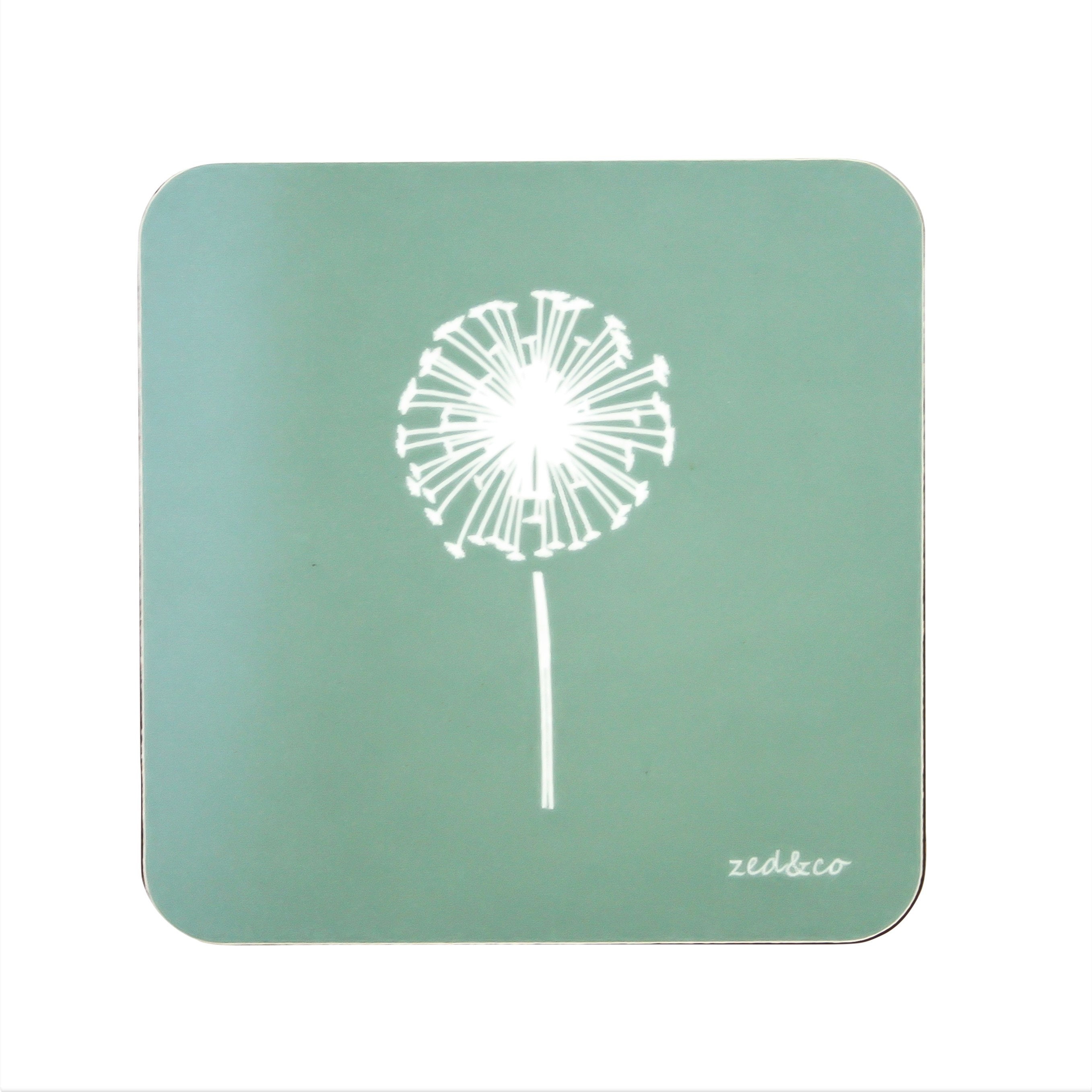 Dandelion Coasters - Set of Four, Single, Made in the UK - Etsy UK