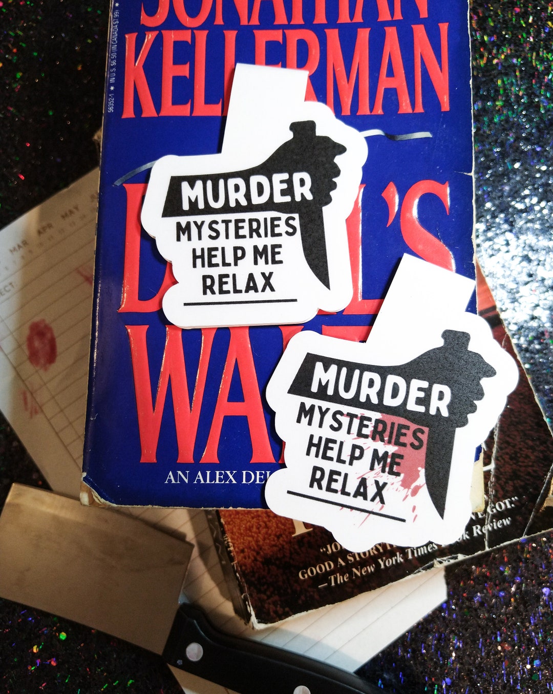 Murder Mystery Magnetic Bookmark | Gifts for Mystery Lovers | True ...