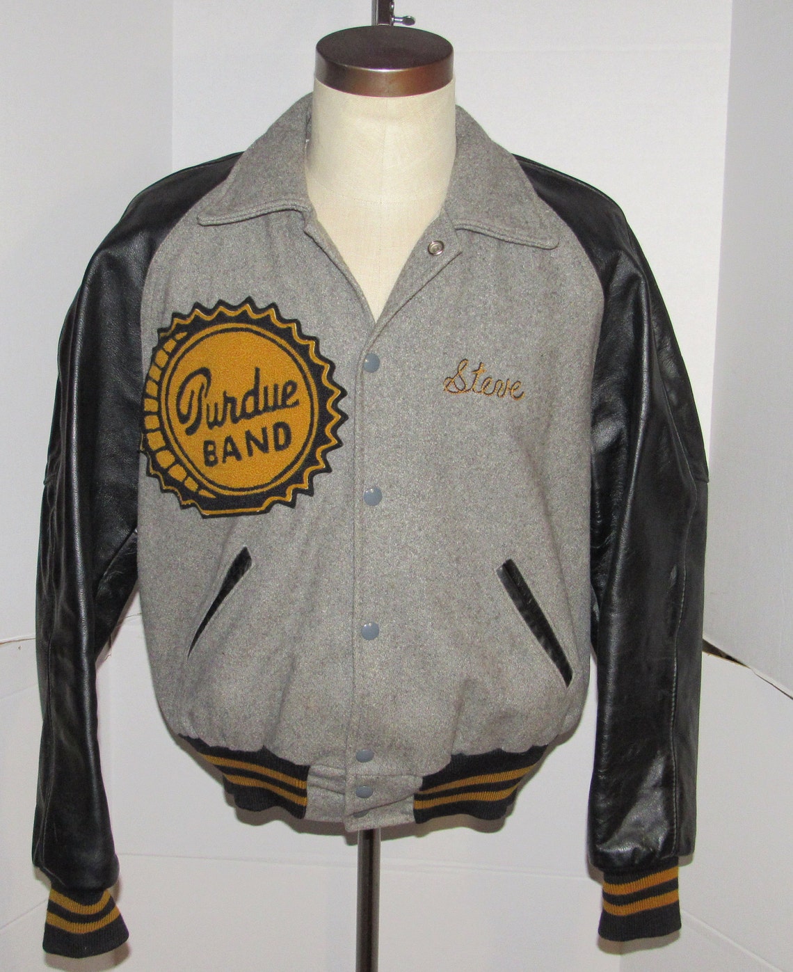 Vintage 1970s Purdue Band Varsity Jacket Peach Bowl & - Etsy UK
