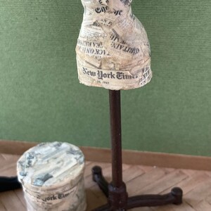 Miniature Dress Form/ Mannequin Form for Dollhouse,diorama, Roombox ...