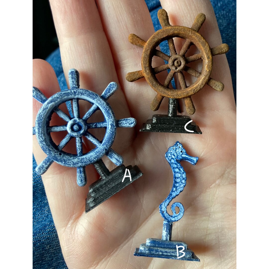 Miniature Nautical Decorations for Dollhouse,beachouse,diorama, Roombox ...