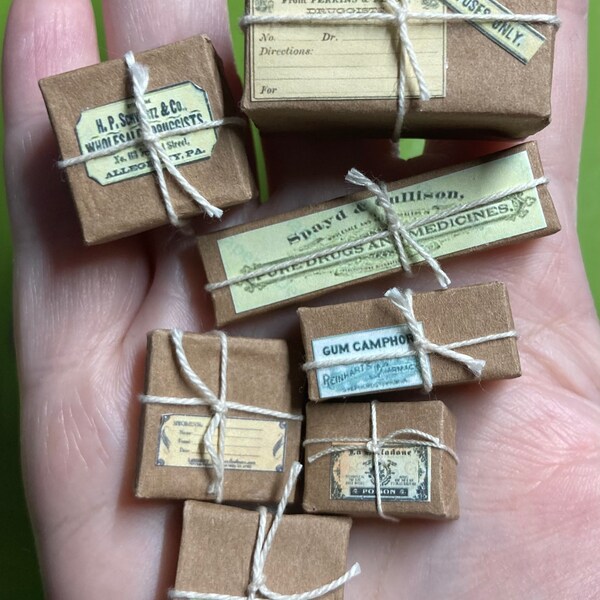 Miniature Apothecary Box - Etsy