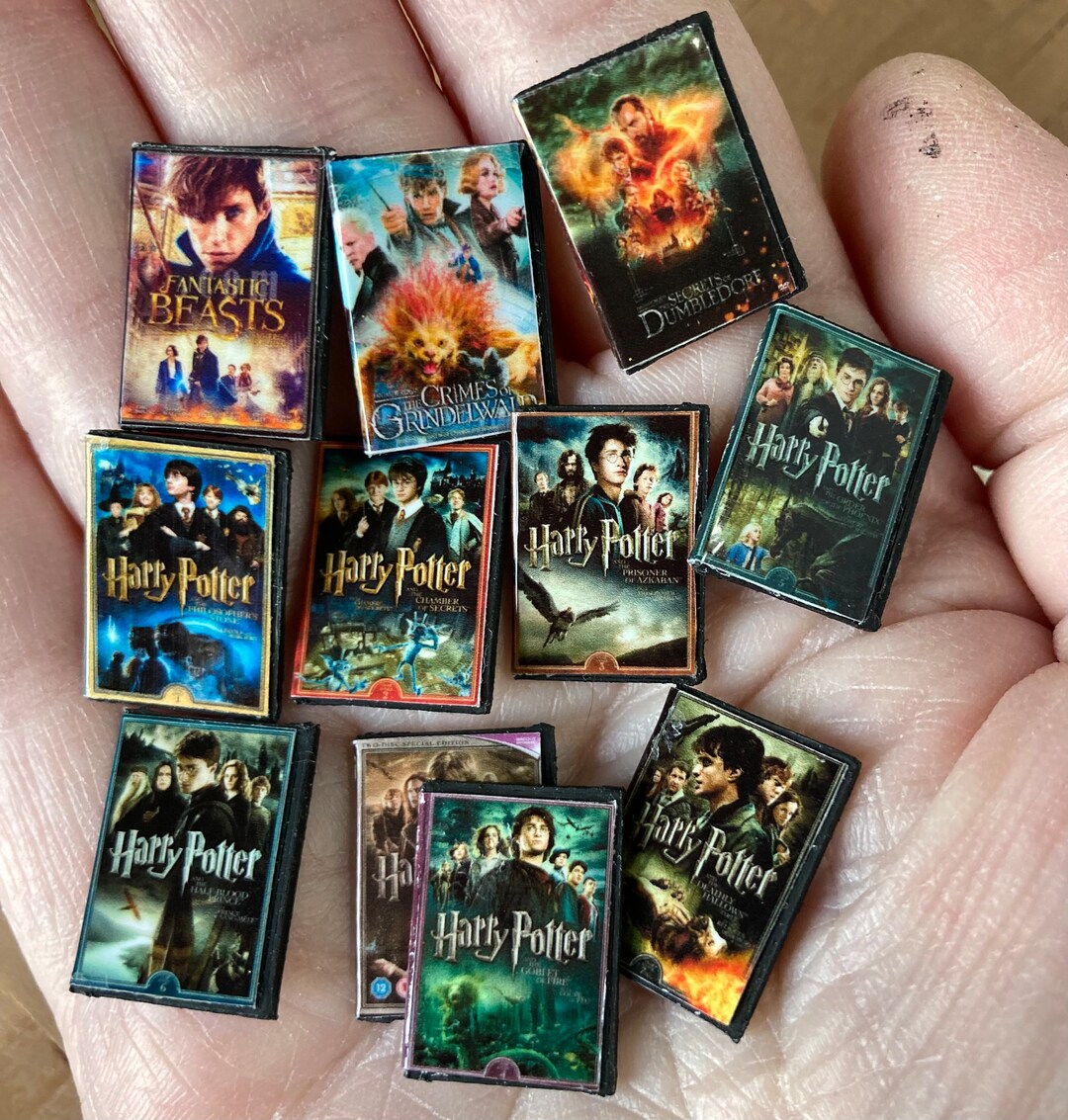 Miniature Dvd Harry 1/12 Scale for Dollhouse, Roombox, Vignettes and ...