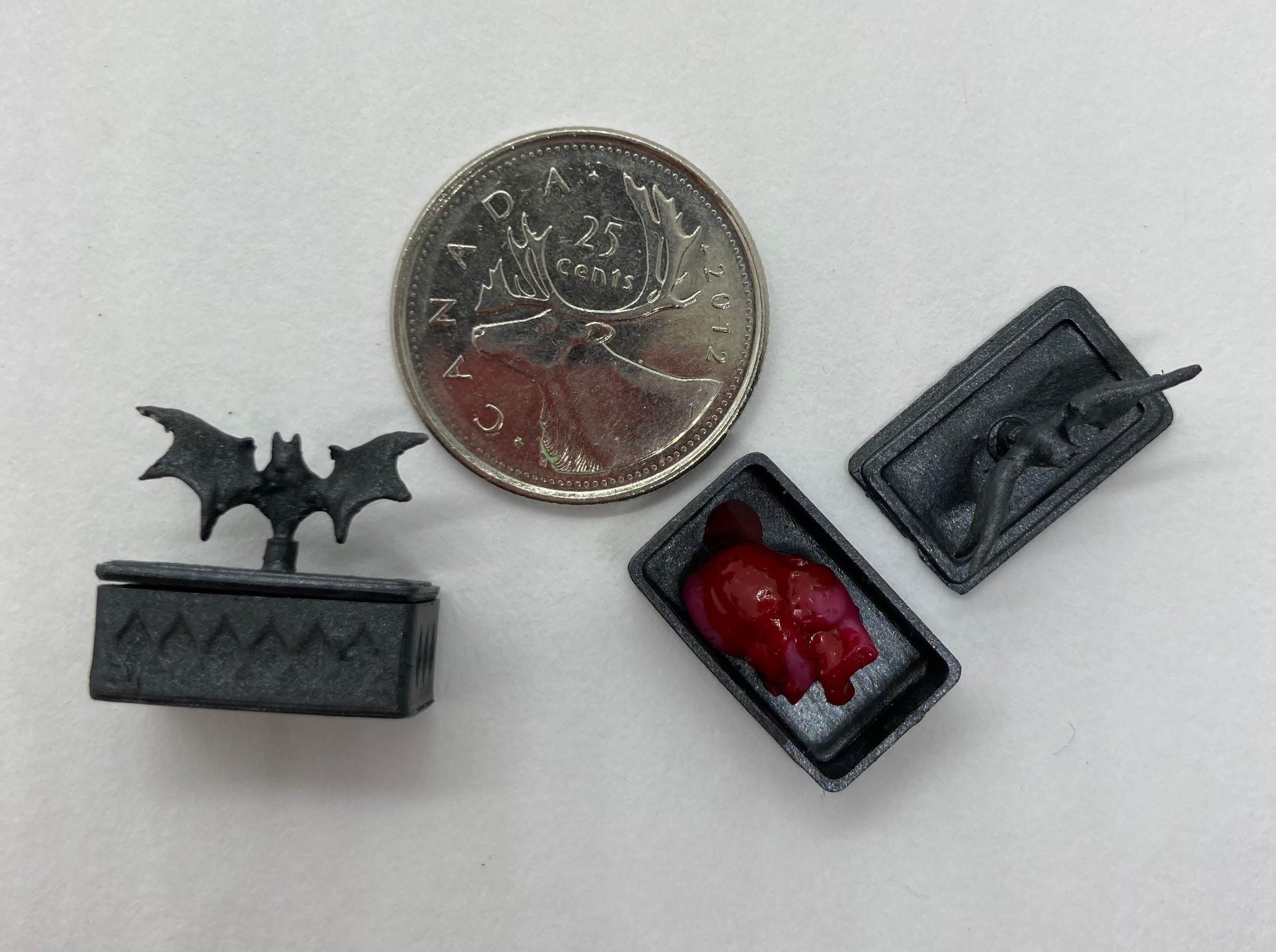 Miniature Vampire Heart in a Box 1/12 Scale for | Etsy