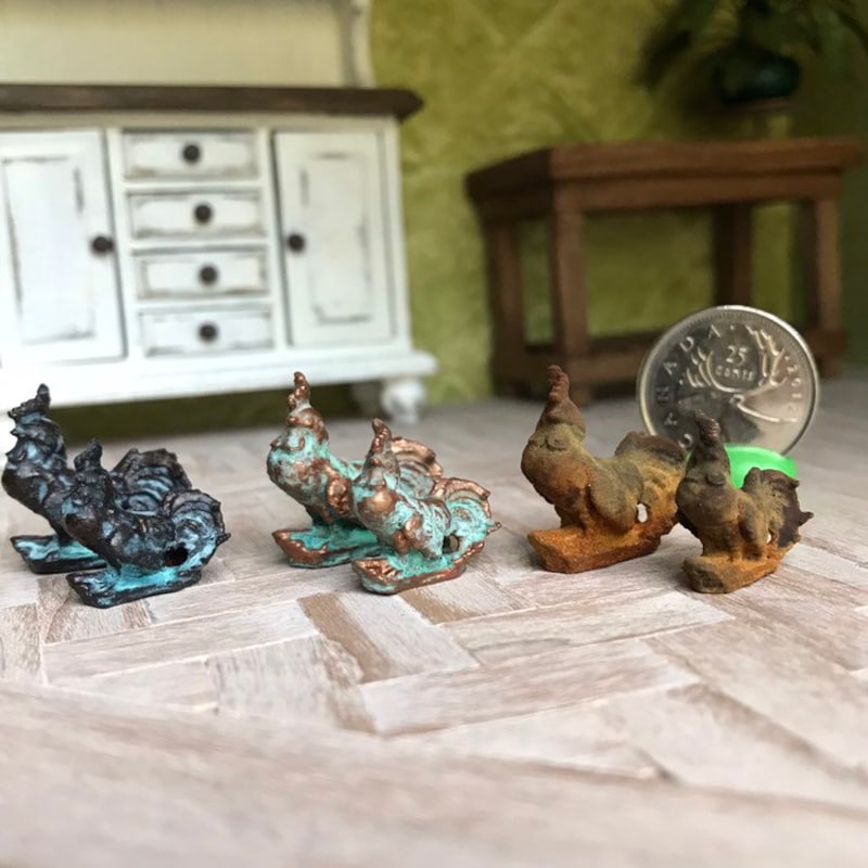 Miniature Roosters - Etsy