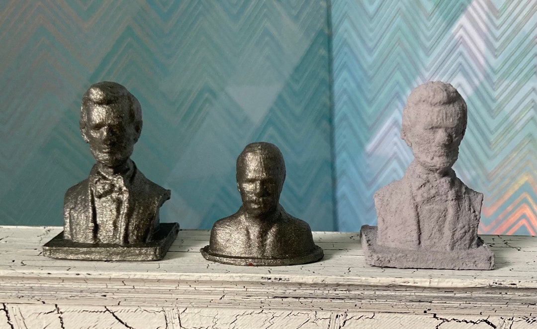 Miniature American President Bust , Statue 1/12 Scale for Dollhouse ...