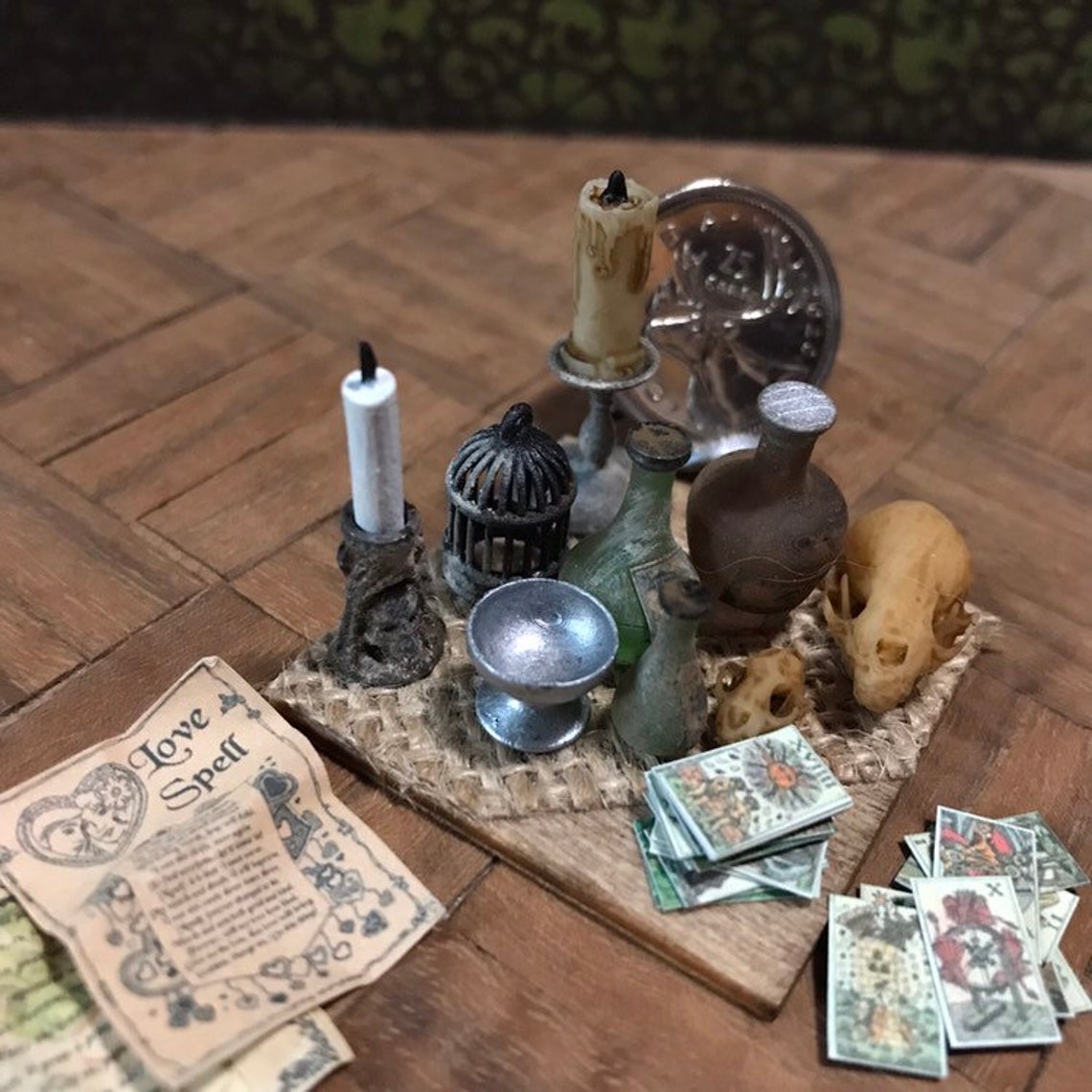 Miniature Witch Divination Kit for Dollhouses 1/12 Scale - Etsy