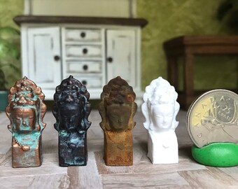 Miniature Dollhouse Woman Bust Statue 1/12 Scale | Etsy