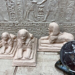 Miniature Sphinx 1/12 Scale for Dollhouse,diorama, Roombox and ...