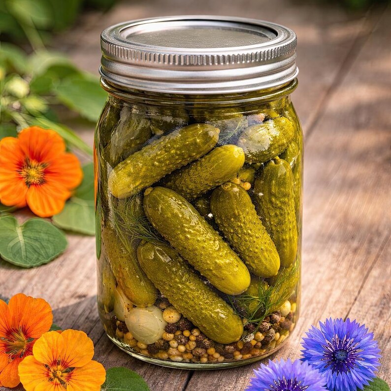 Parisian Gherkin Pickling Cucumber Seeds, Organic French Heirloom ...