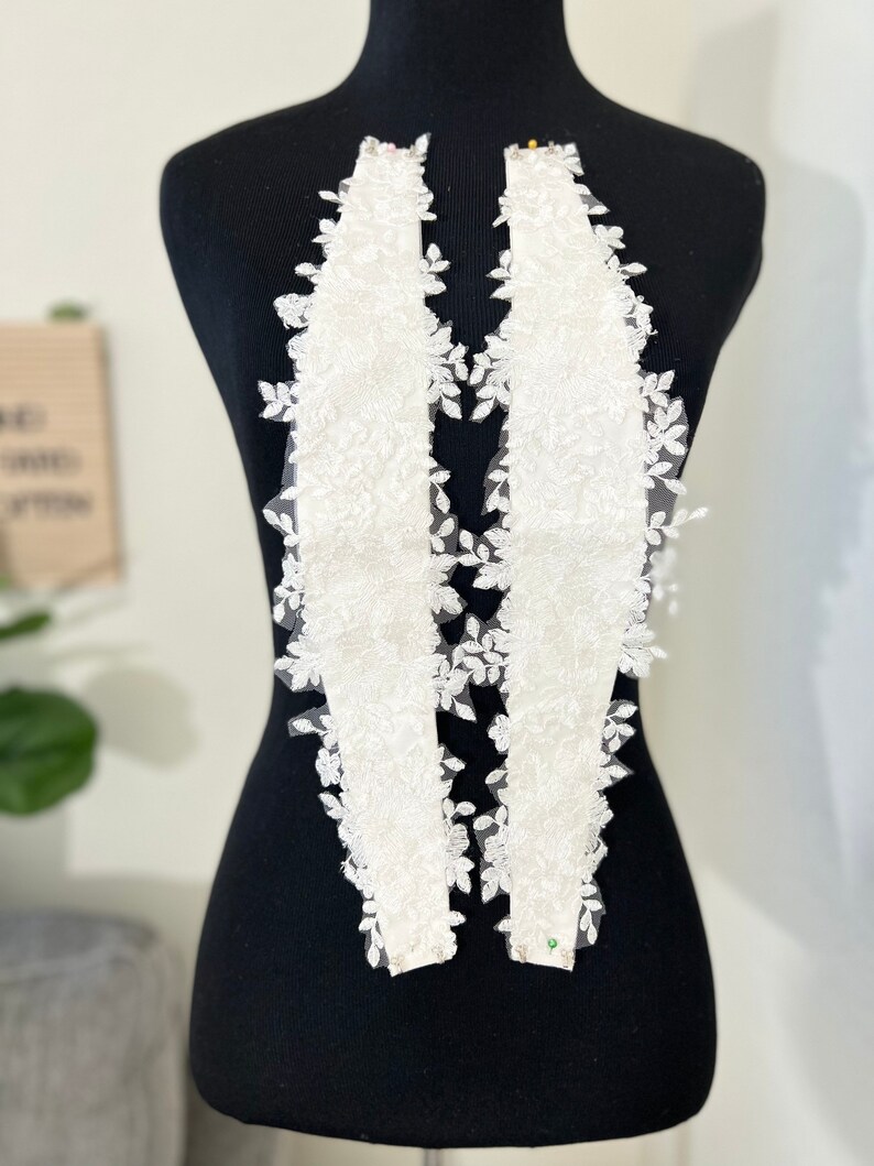 Custom off Shoulder Straps Satin and Lace 19 Detachable Drop - Etsy