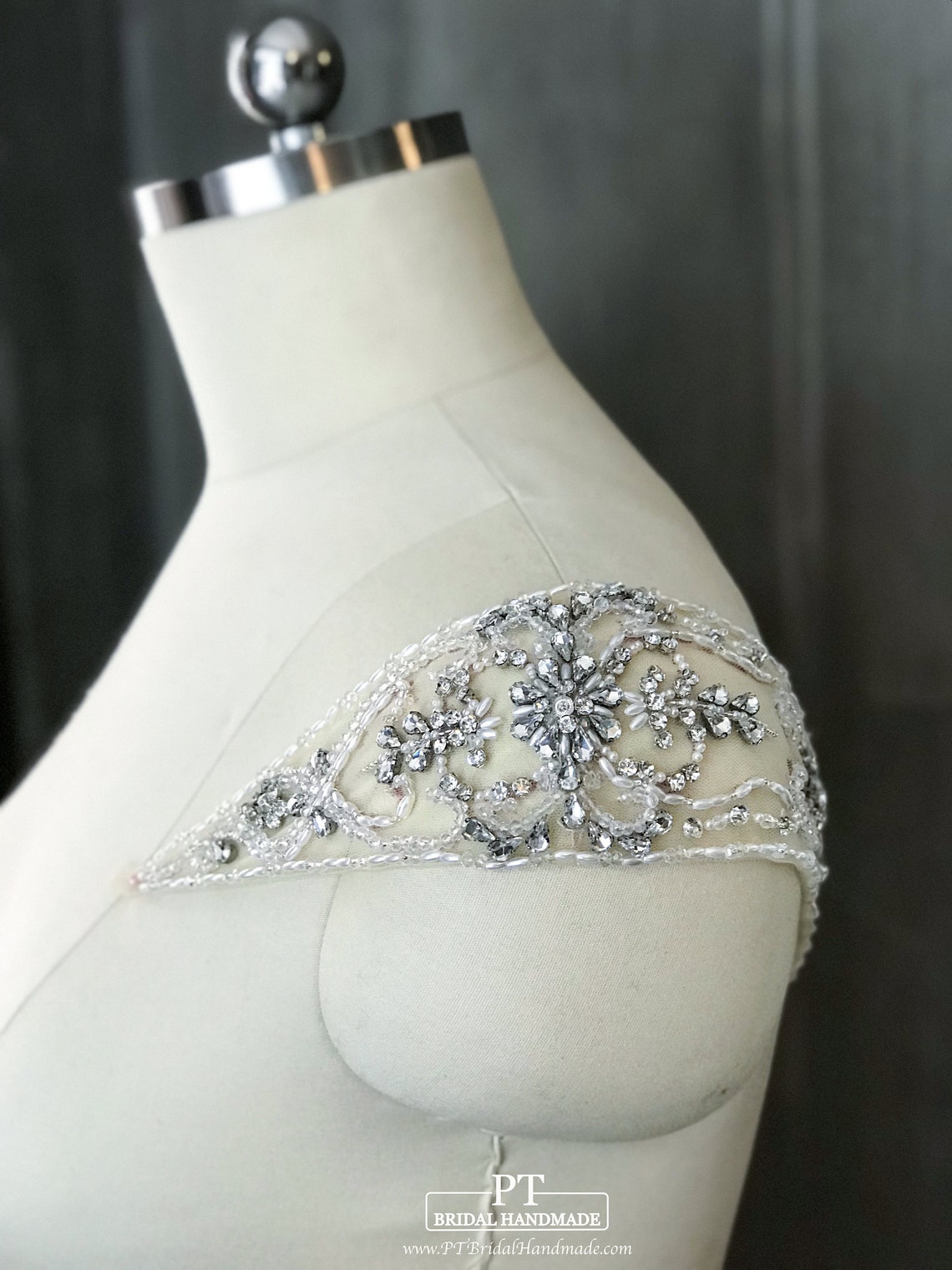 Rhinestone Detachable Bridal Straps 158straps for Wedding - Etsy
