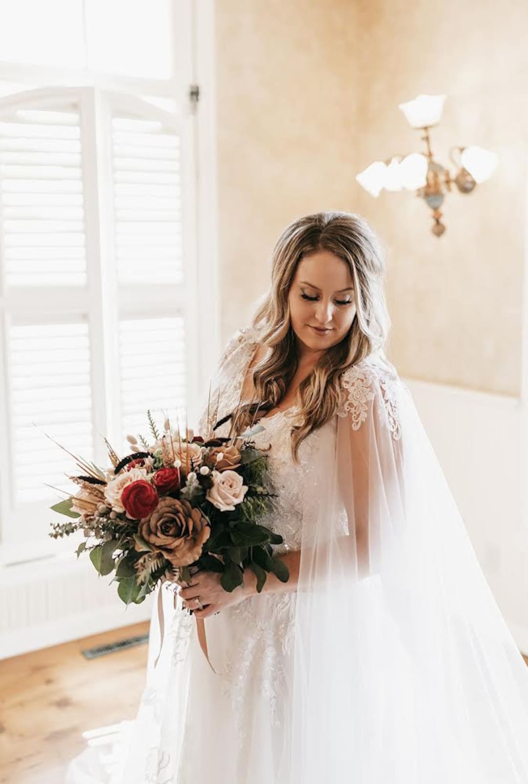 Bridal Shoulder Cape Veils #175, Tulle Arm Cape Veil, Bridal Bicep ...