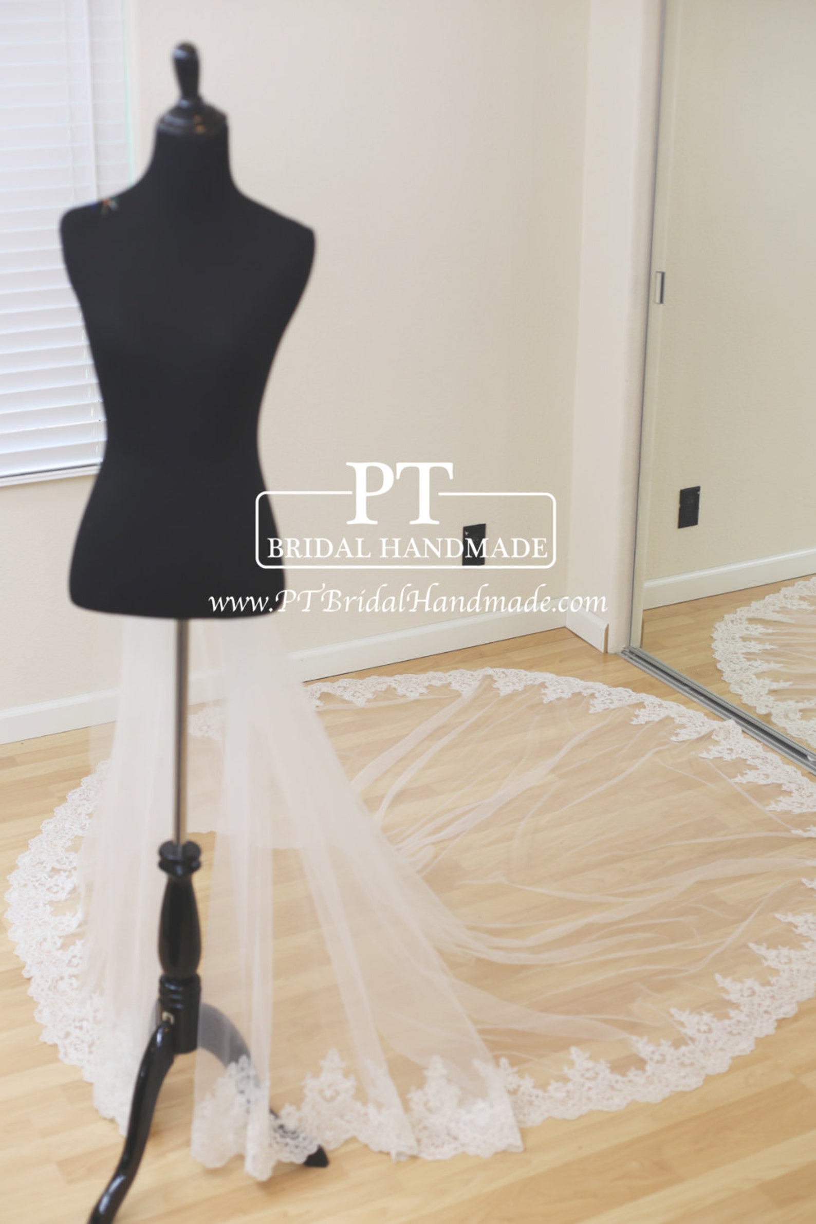Detachable Bridal Tulle Train Cathedral Detachable Bridal - Etsy