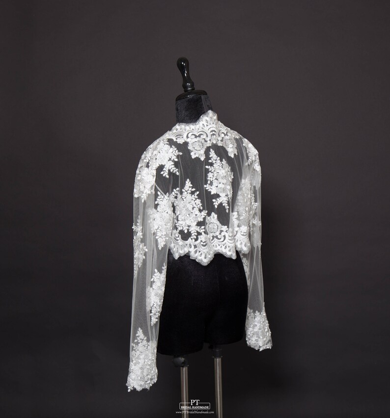 Custom Floral Bolero 96 Custom Wedding Dress Jacket Custom - Etsy