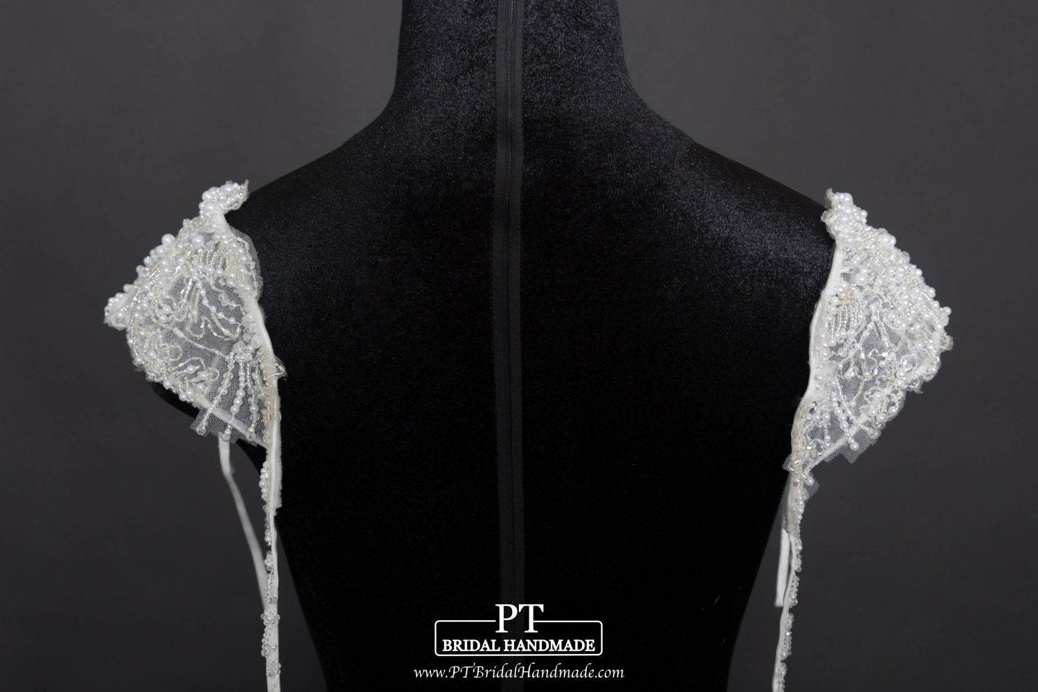 Beaded Pearl Cap Sleeves Wedding Dress 67 Custom Cap - Etsy