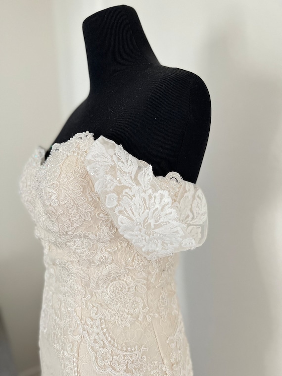 Custom off Shoulder Bridal Straps 265lace Detachable Wedding - Etsy