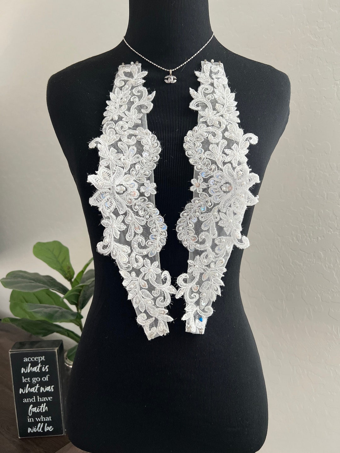 Custom off Shoulder Bridal Straps #660, Floral Lace Wedding Dress ...