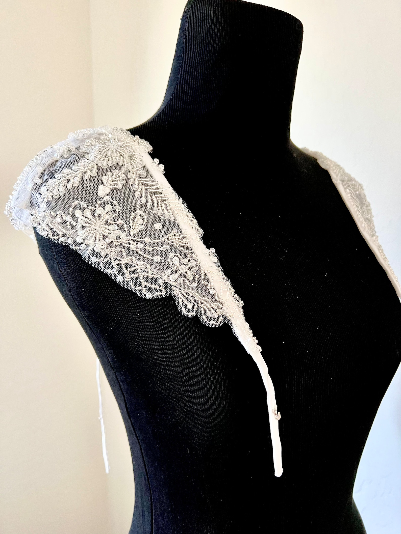 Beaded Shoulder Sleeves 172 Bridal Epaulettesbridal Strap - Etsy