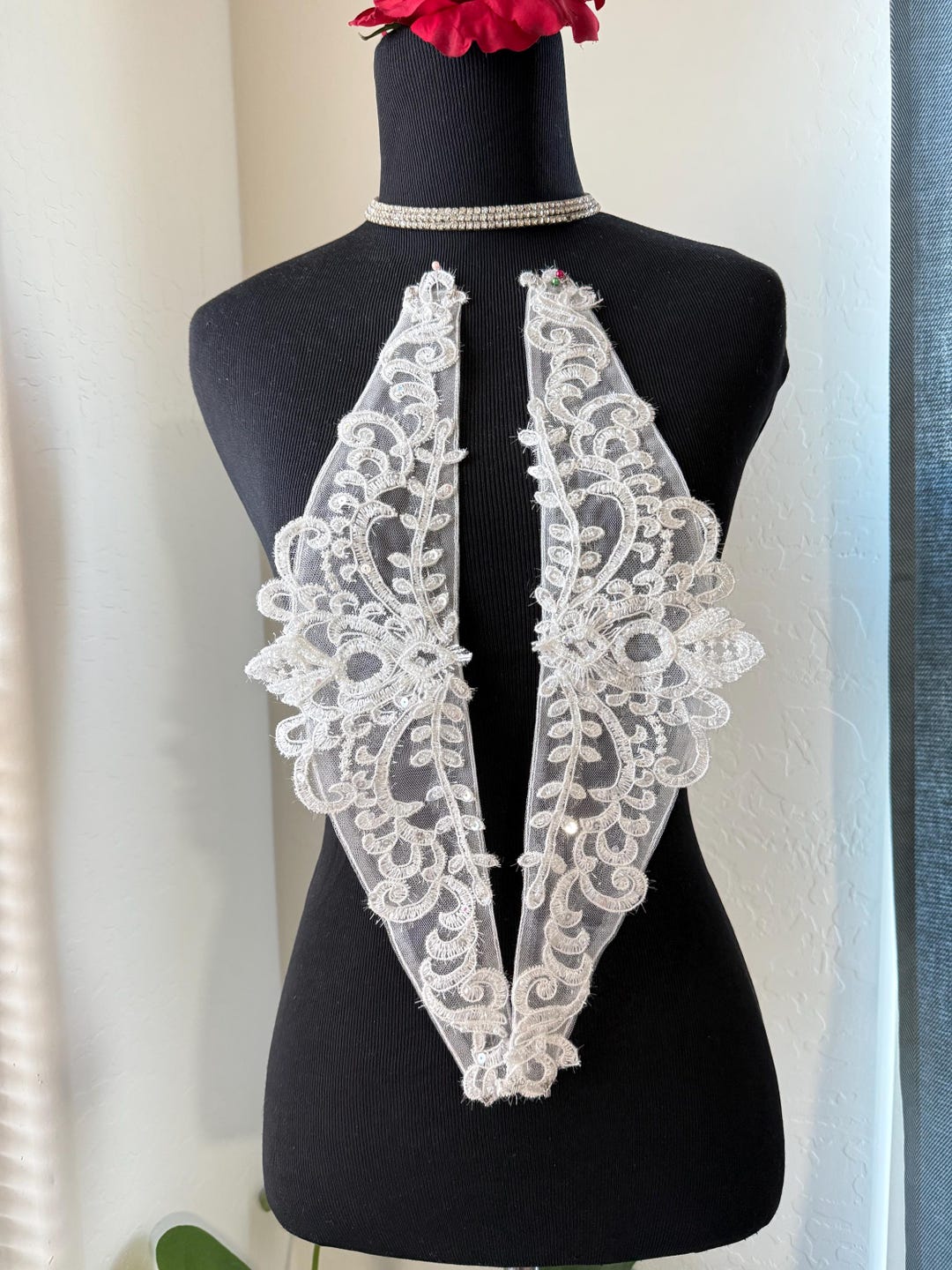 Custom off Shoulder Bridal Sleeves #5, Swirl Detachable Wedding Dress ...