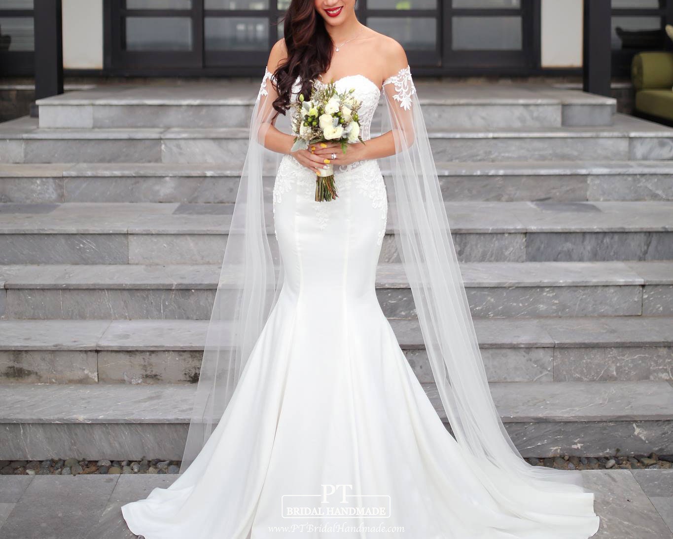 Bicep Bridal Cape Veils 174 Lace Bridal Bicep Straps Bridal - Etsy Canada