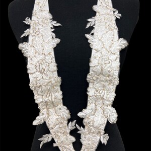 Custom off Shoulder Appliqué Satin Straps #190, Detachable Wedding ...