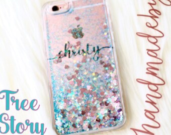 Glitter phone case | Etsy