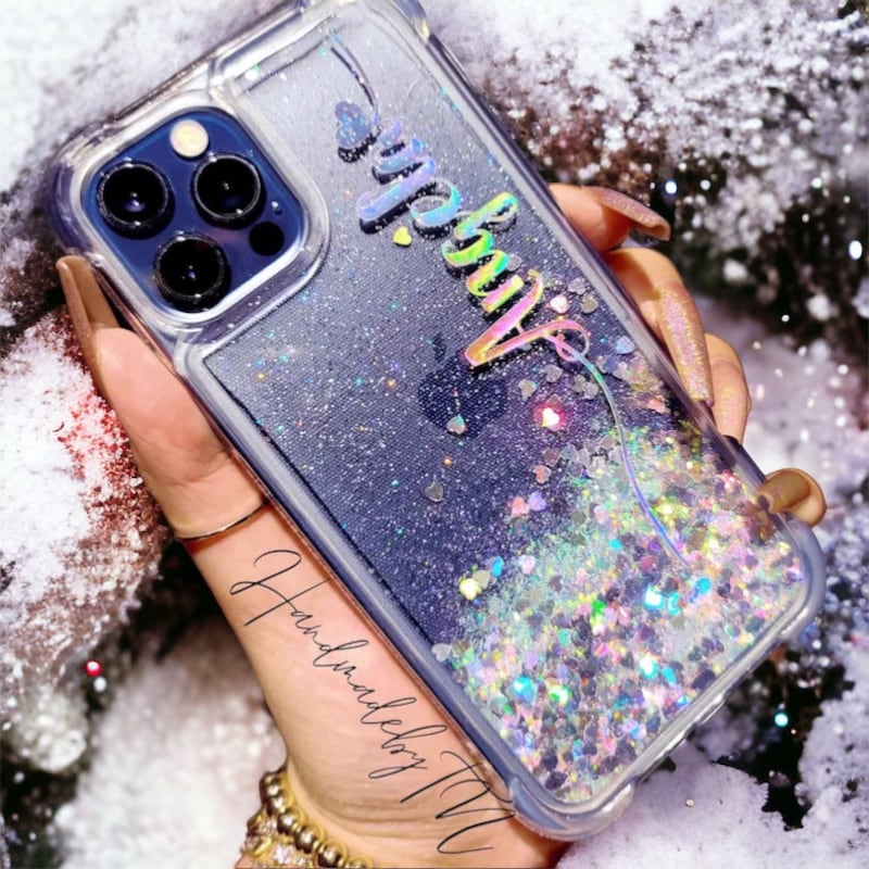 Glitter Phone Case Clear - Etsy
