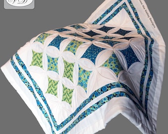 Cathedral Window Quilt Pattern | Etsy