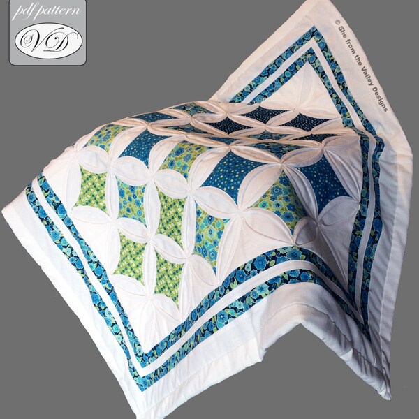 Cathedral Window Quilt Pattern - Etsy