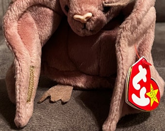 Ty Beanie Baby batty the Bat in Tie-dye - Etsy