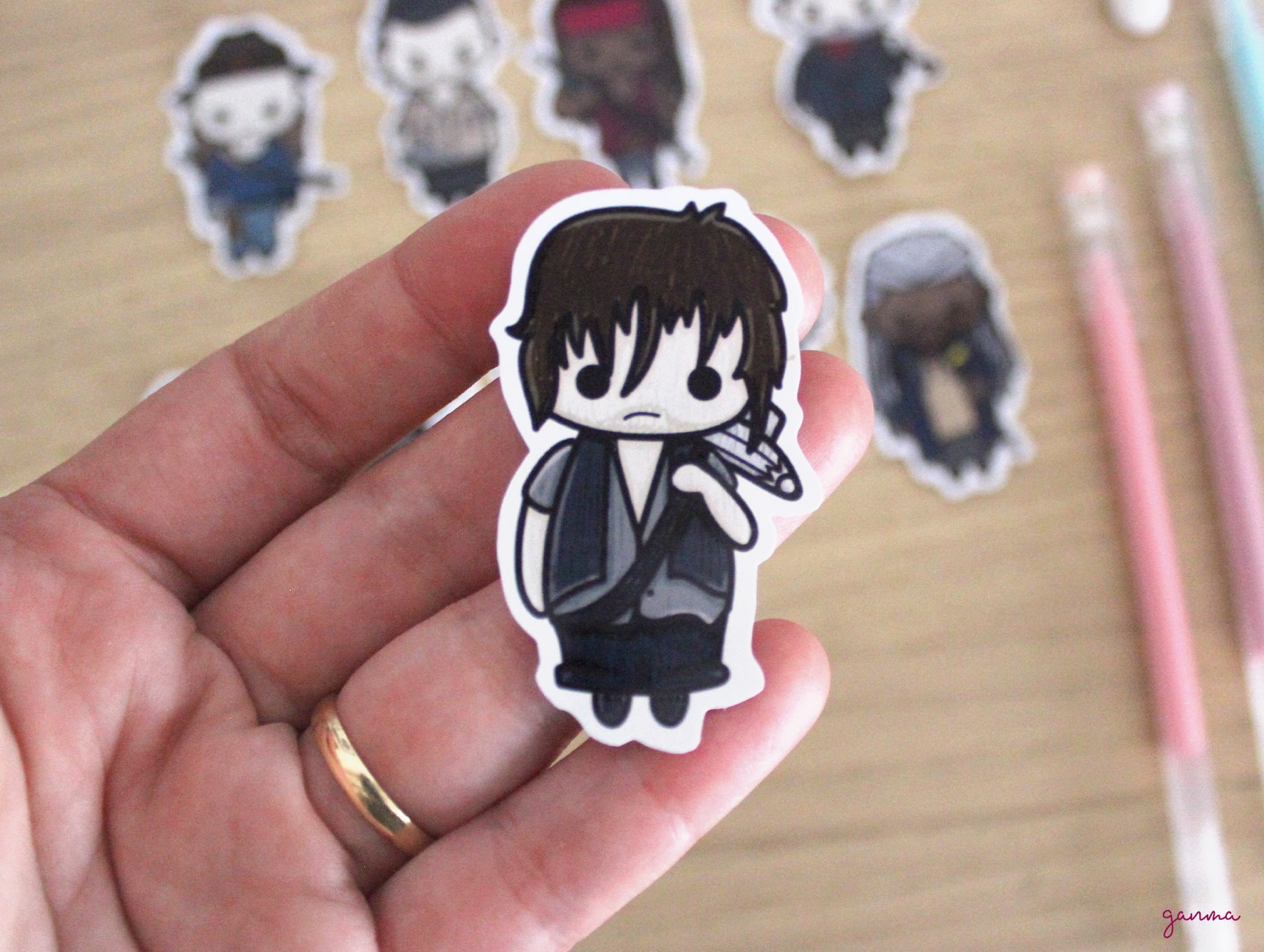 The Walking Dead Sticker Pack / Fan Art Sticker Pack – Kawaii Zombies ...