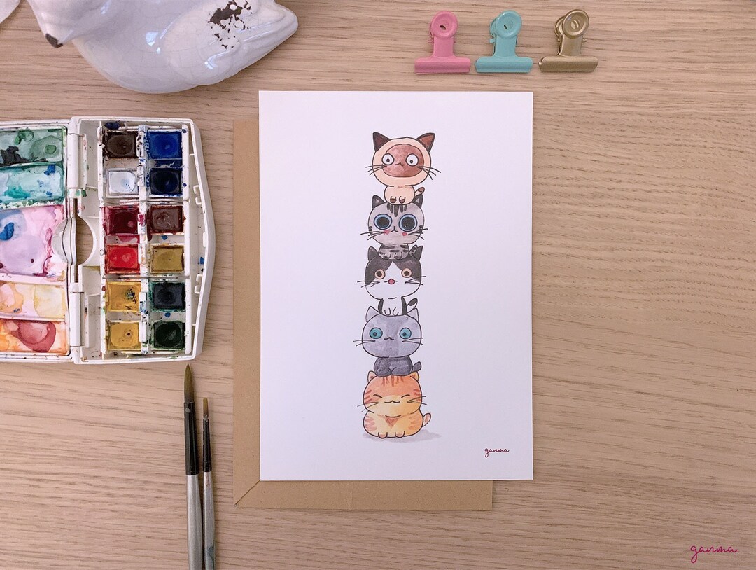 A5 Animal Totem Print Animal Print, Children's Decoration, Children's ...