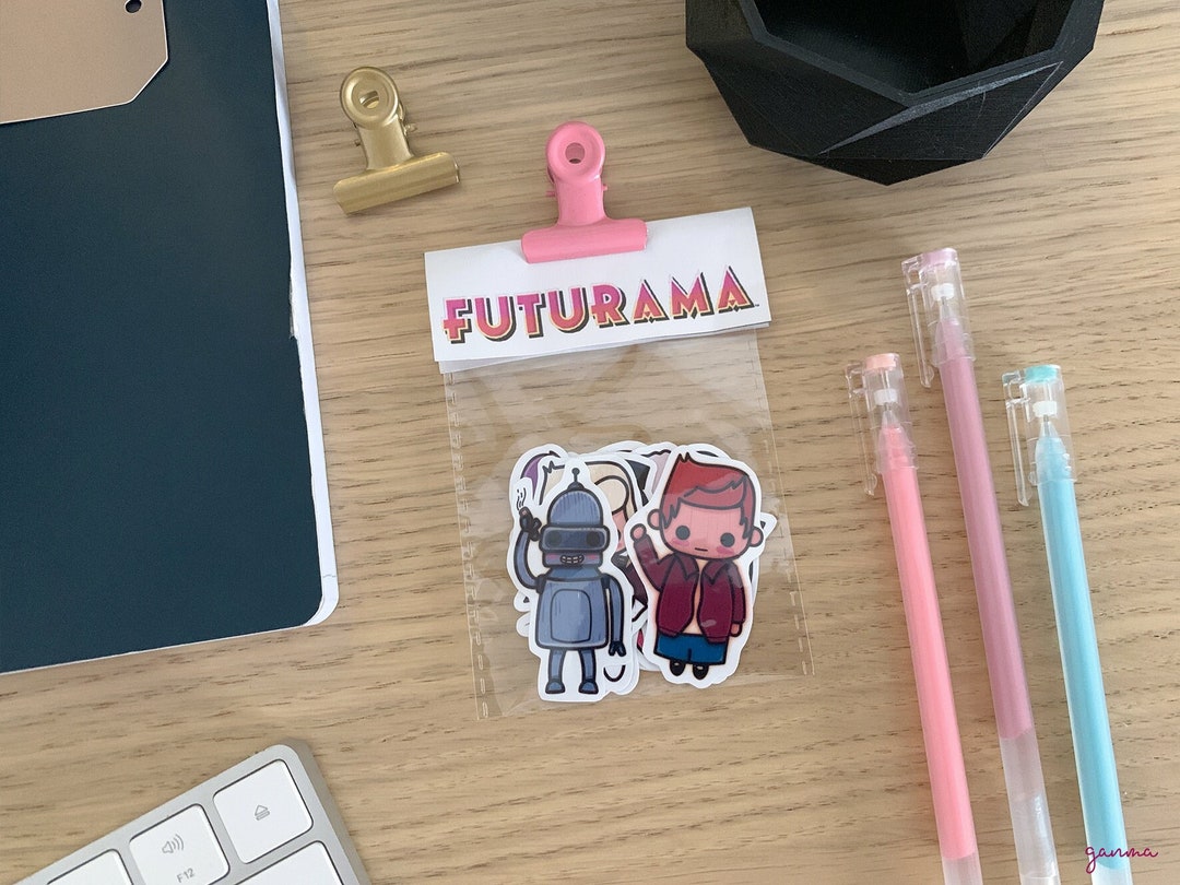 Futurama Sticker Pack / Fan Art Sticker Pack – Kawaii, TV Series ...