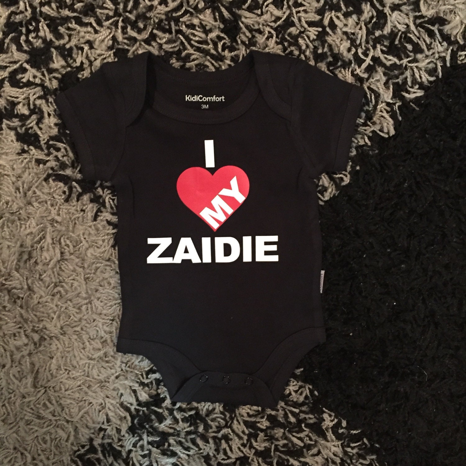 Funny Baby Clothes I love my zaidie I love my grandfather | Etsy