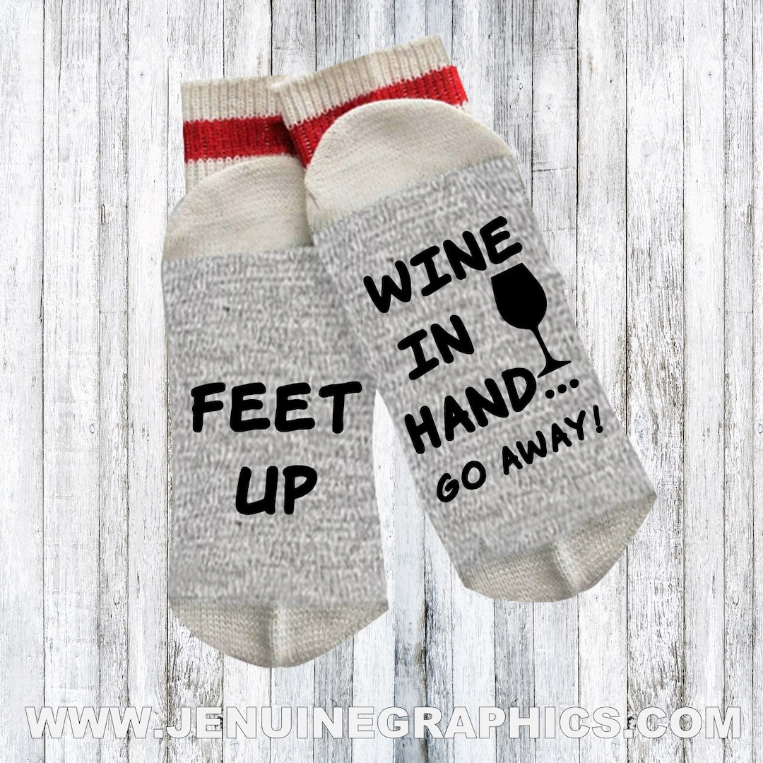 Funny Socks Novelty Socks Words on Socks Funny Gift Idea Text on Socks ...