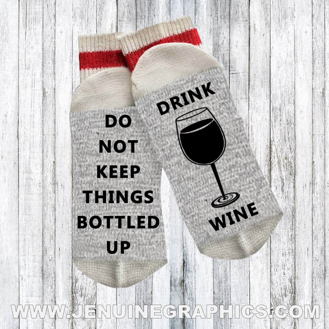 Funny Socks - Novelty Socks - Words on Socks - Funny Gift Idea - Text ...