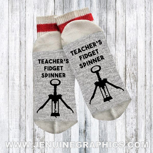 Funny Teacher Socks - Etsy