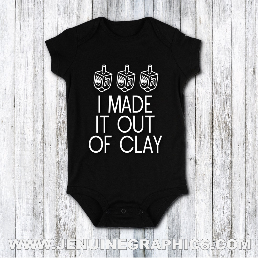 Funny Baby Clothes Baby First Chanukah Gift Funny Hanukkah Onesie ...
