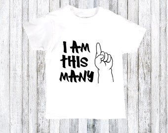 I Am This Many - Etsy