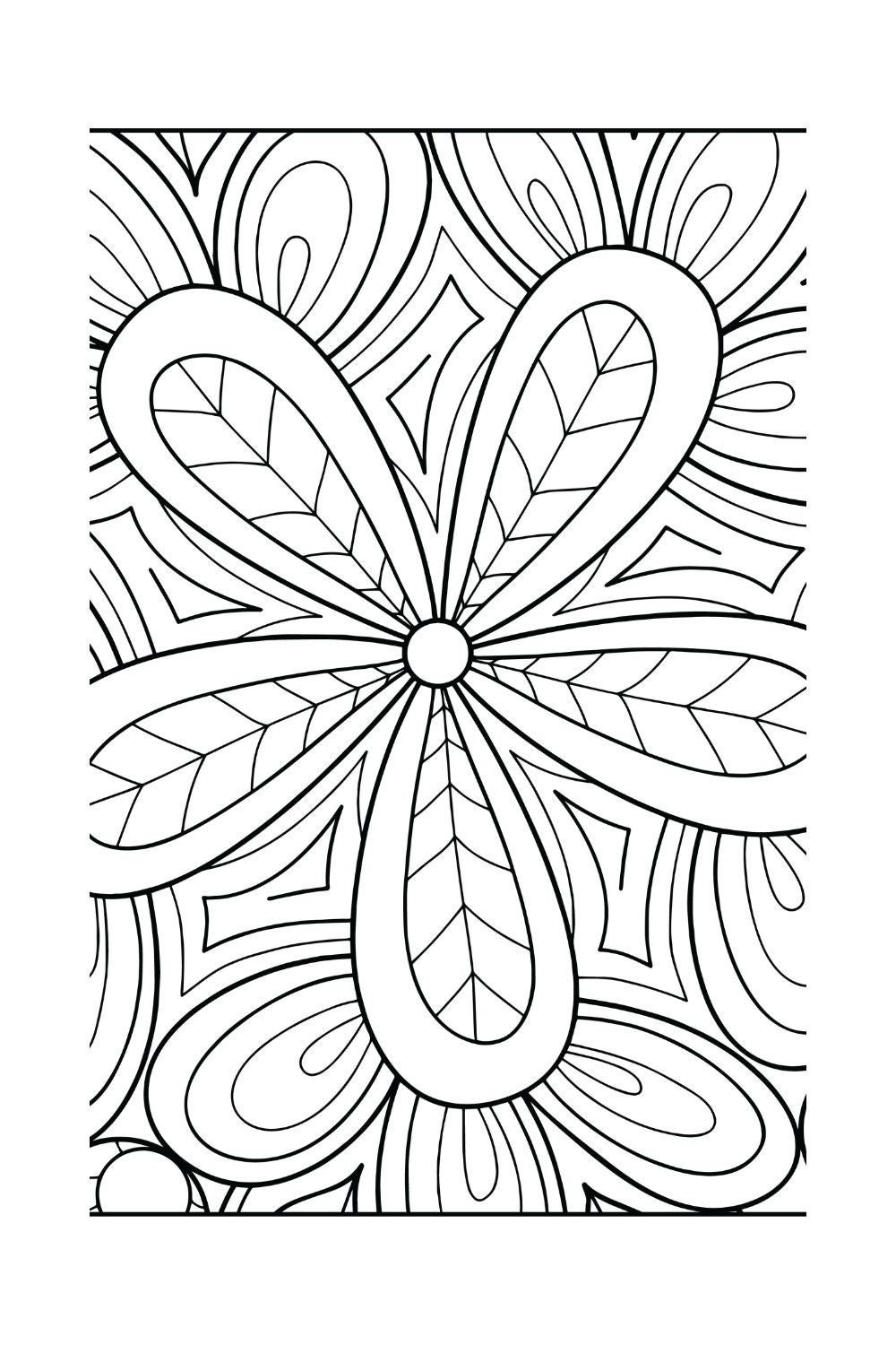 50 Mandala Coloring Pages Adult Coloring Pages Stress Relieve Art ...