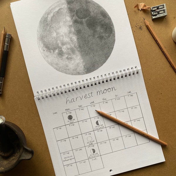 Moon Calendar - Etsy