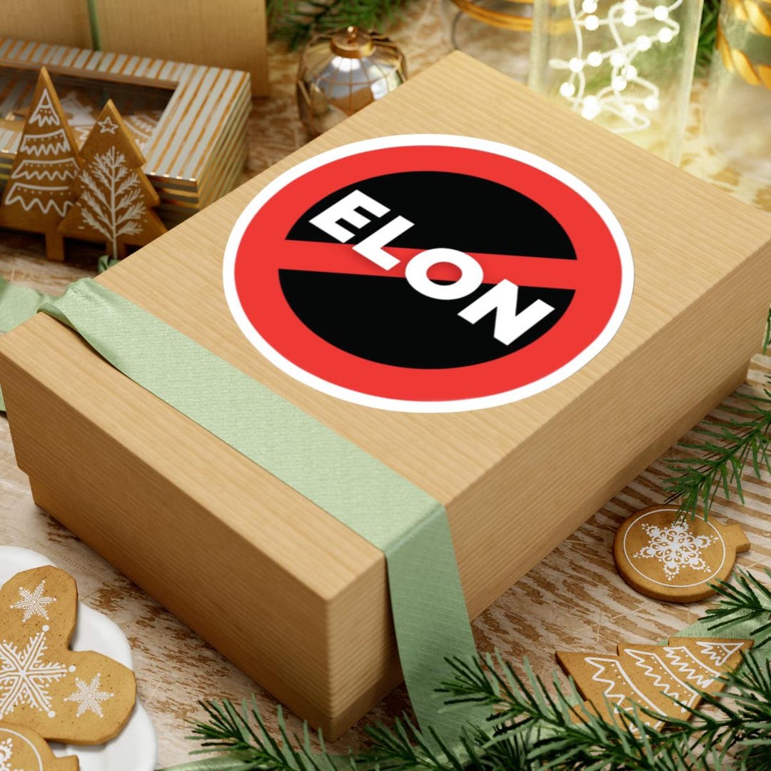 Anti Elon STICKER, Protest Sticker, Laptop Decal, Vinyl Sticker ...