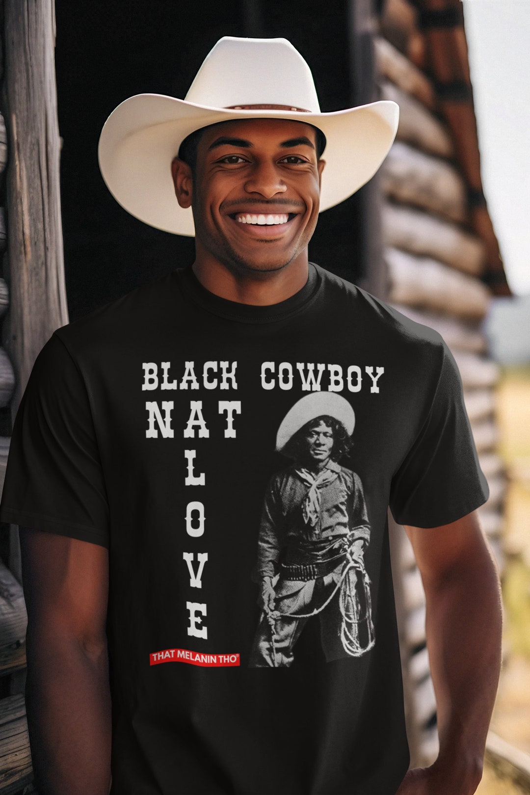 Black Cowboy Nat Love T-shirt: African American Rodeo History - Etsy