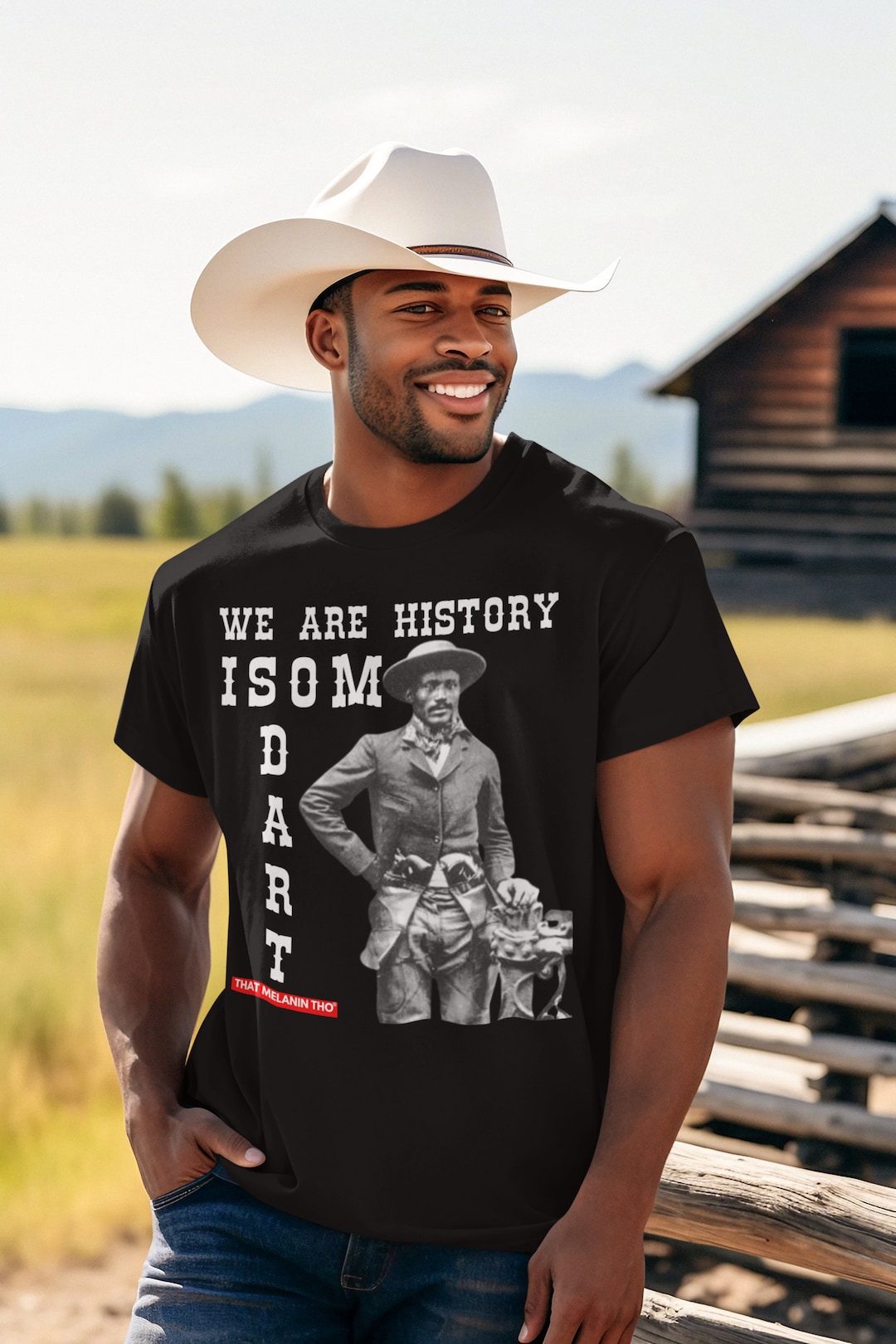 Black Cowboy Isom Dart African American Cowboy Rodeo Black History - Etsy