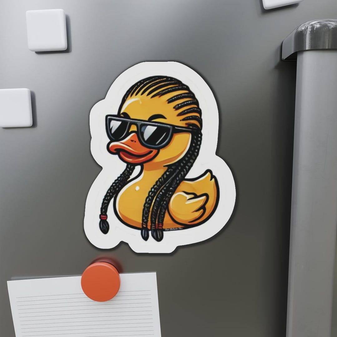 Cruise Duck With Braids Magnet I'm Just Here for the Ducks Cruise Afro ...