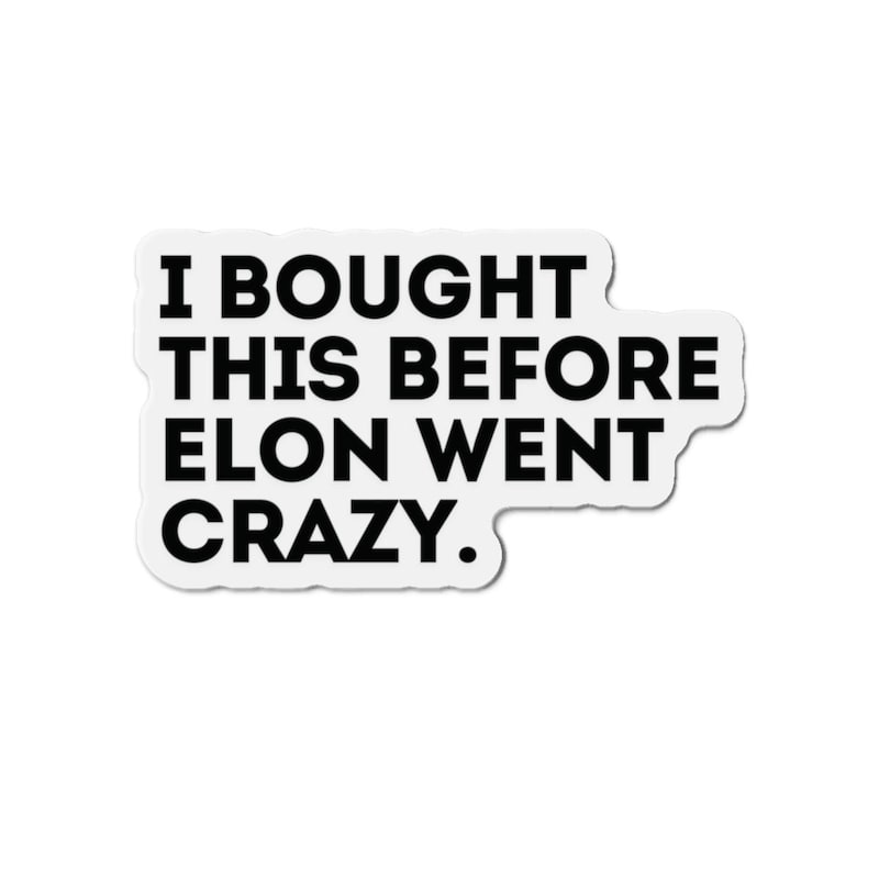 Elon Musk Bumper Stickers - Etsy