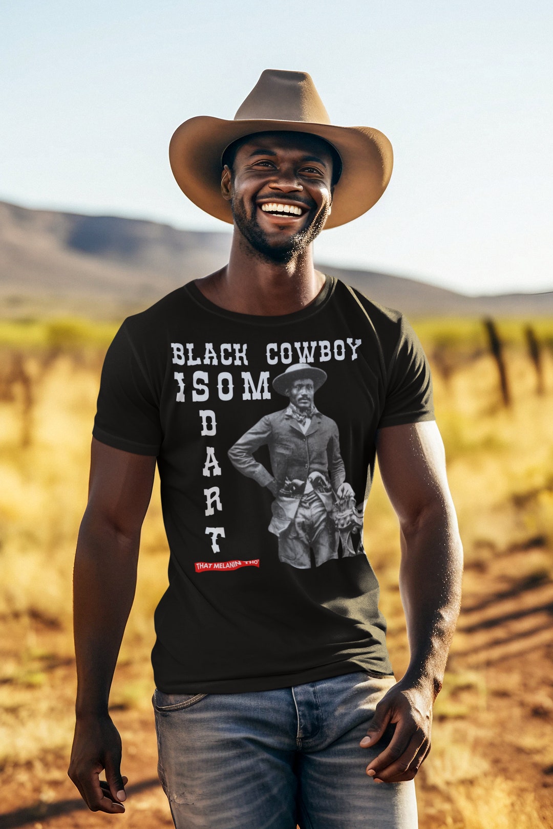 Black Cowboy Isom Dart African American Cowboy Rodeo Black History - Etsy